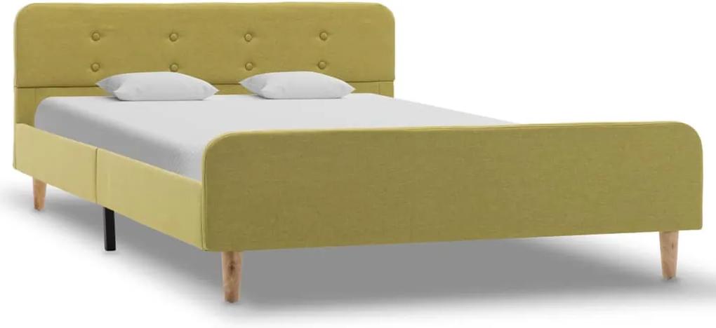 Rám postele Blaine - textil - zelený | 120x200 cm