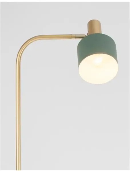Retro stojací lampa Paz mint