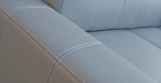 Falco Rohová sedací souprava Rest, rozkládací s úložným prostorem, levá, světle šedá Inari 91/bílá Soft 17