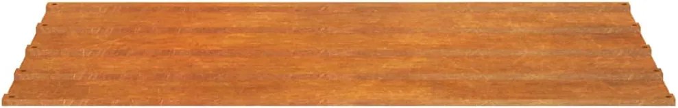 Střešní panely 12 ks rezavé 80 x 44 cm cortenová ocel 151972