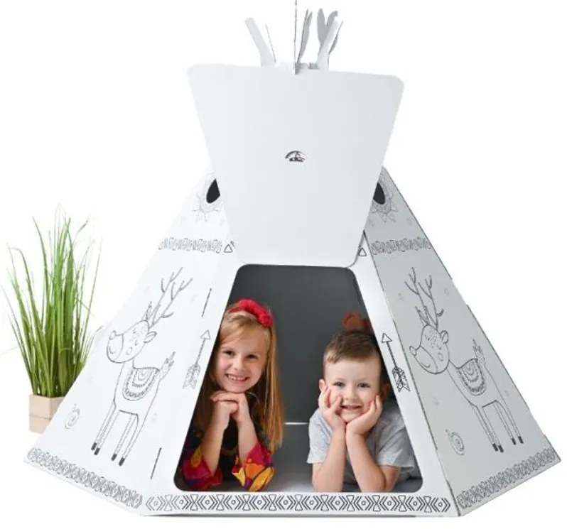 Dětský kartonový domek Tektorado - Teepee stan
