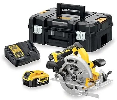 Aku bezuhlíková kotoučová pila DeWALT DCS570P2 POWERSTACK 18V
