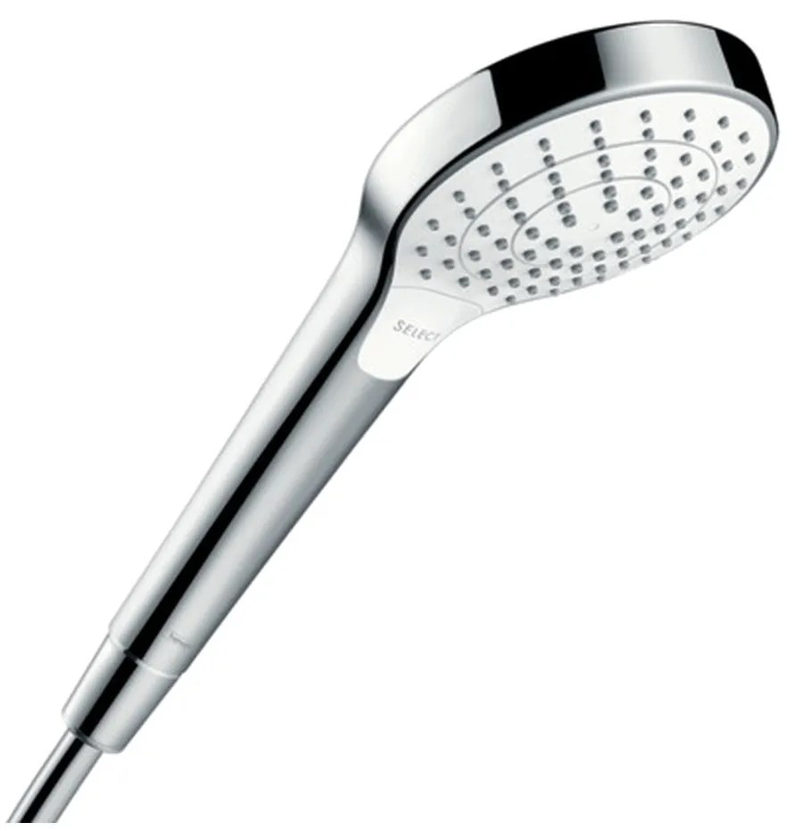 Hansgrohe Croma Select S, ruční sprcha Vario, bílá/chromová, HAN-26802400