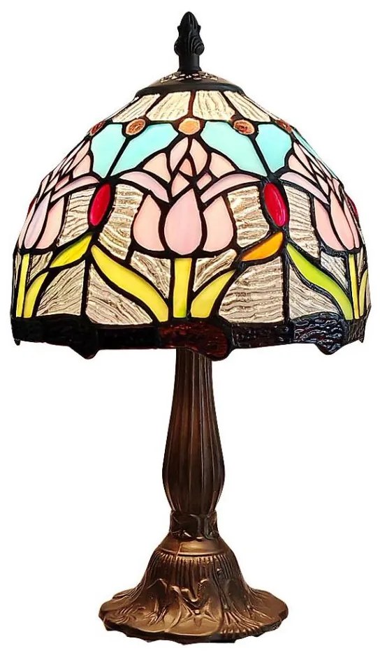 Brilagi - Tiffany vitrážová stolní lampa LORAS 1xE14/40W/230V