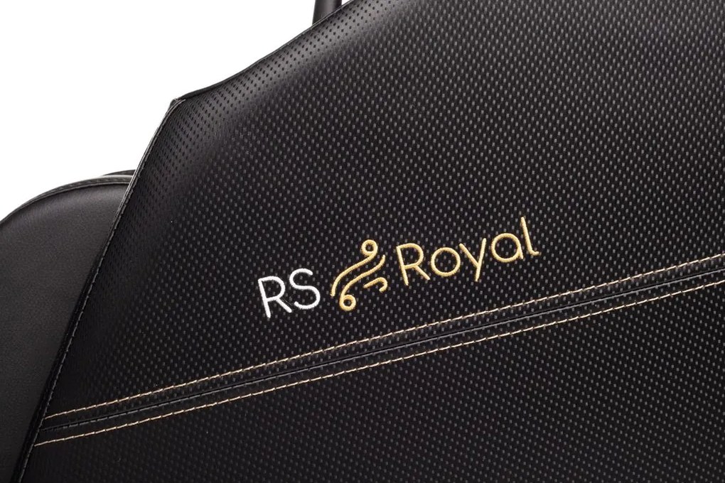 RSROYAL 4D Masážní křeslo - LCD displej v ČJ - RS-3570-PLUS/černá