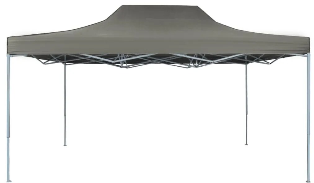 vidaXL Marketos Skládací party stan nůžkový 3 x 4,5 m antracitový