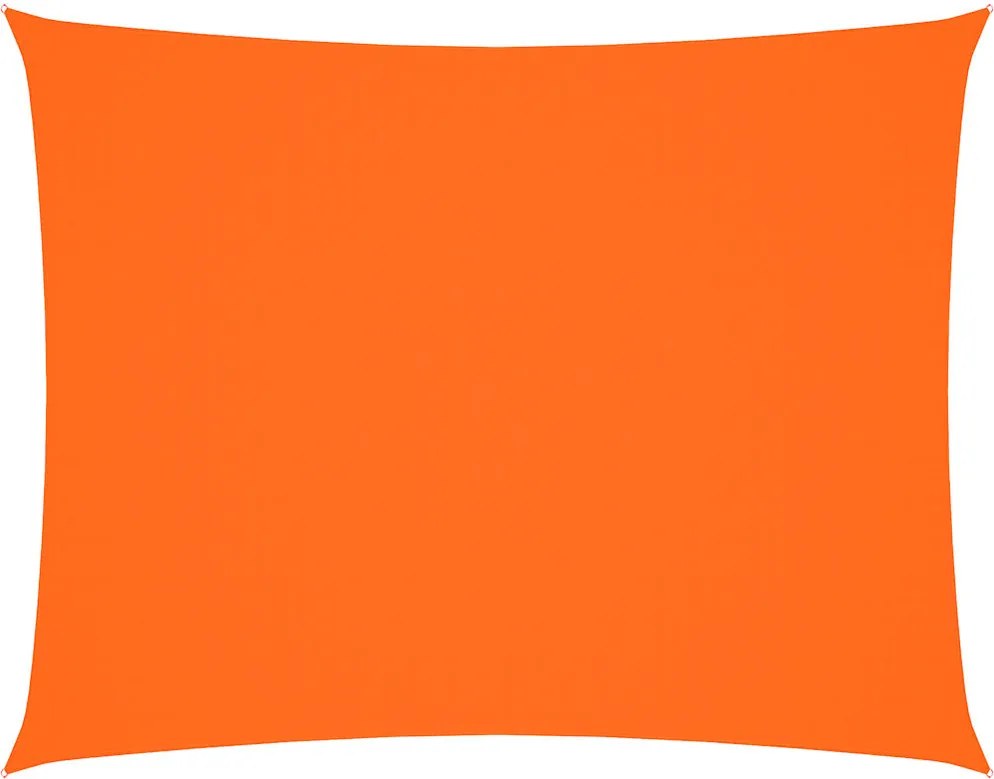 Stínící plachta oxfordská látka obdélníková 2,5 x 4 m oranžová 135702