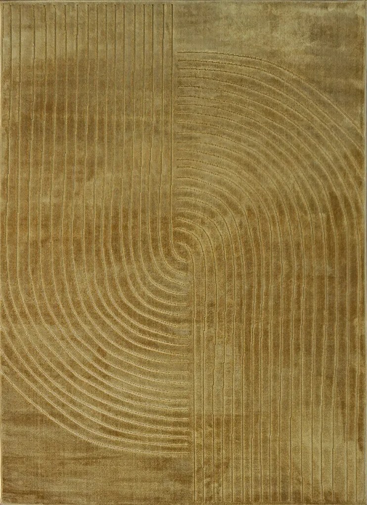 BE Koberec Zen Garden Collection 2403 YELLOW - žlutý obdélníkový Rozměr: 60x100 cm