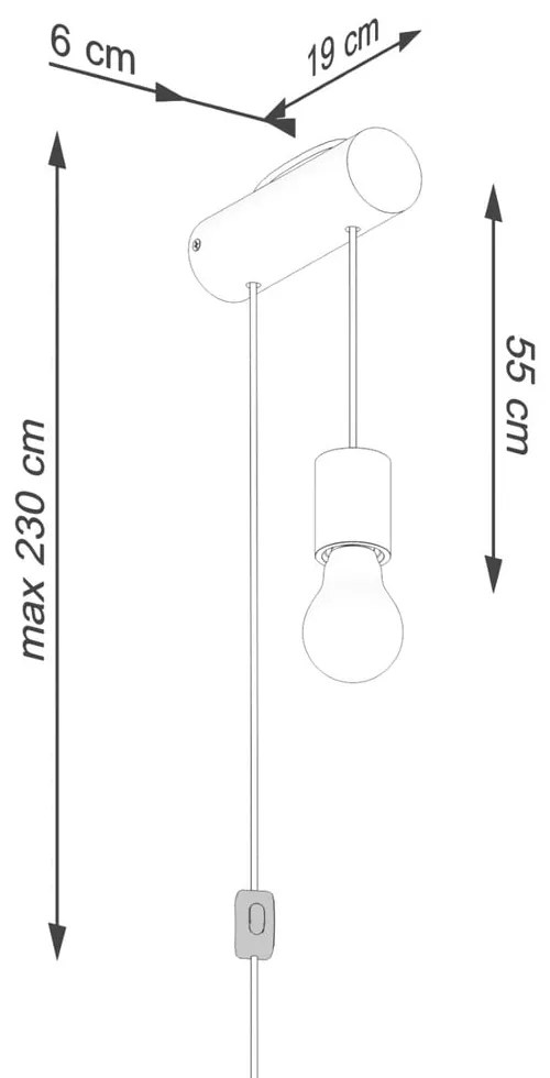 Nástěnné svítidlo v přírodní barvě Arcadia – Sollux