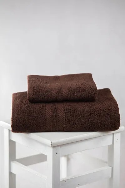 PEMITEX Ručník a osuška LINDA 500 g/m2  Ručník LINDA tmavě hnědá 50x90 cm