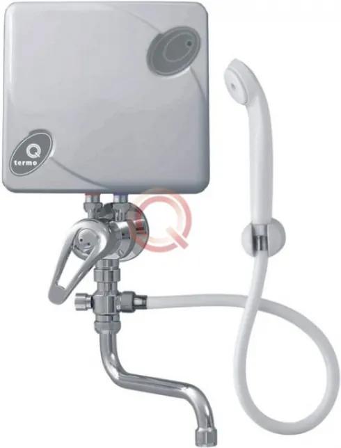 průtokový ohřívač vody ML155 KO-P s pákovou baterií a ruční sprchou Qtermo  | BIANO