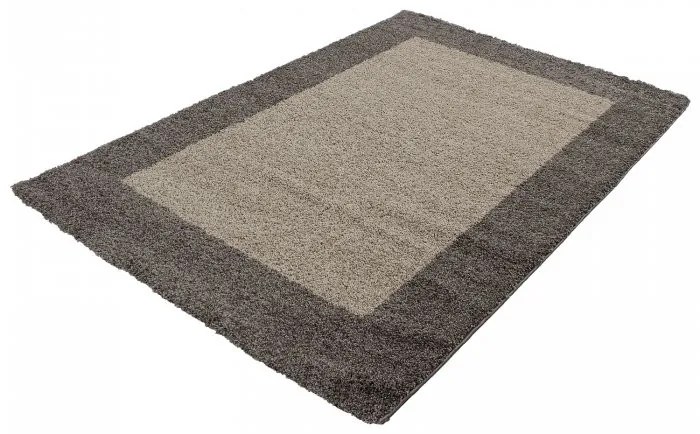 Vopi | Kusový koberec Life Shaggy 1503 taupe - 120 x 170 cm