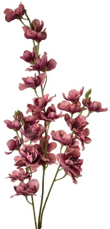 Velká umělá květina růžová orchidej – 110 cm