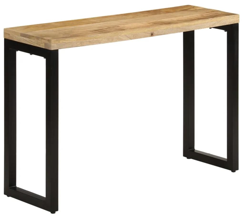 Konzolový stolek 110x35x76 cm masivní hrubé mangovníkové dřevo,  353909