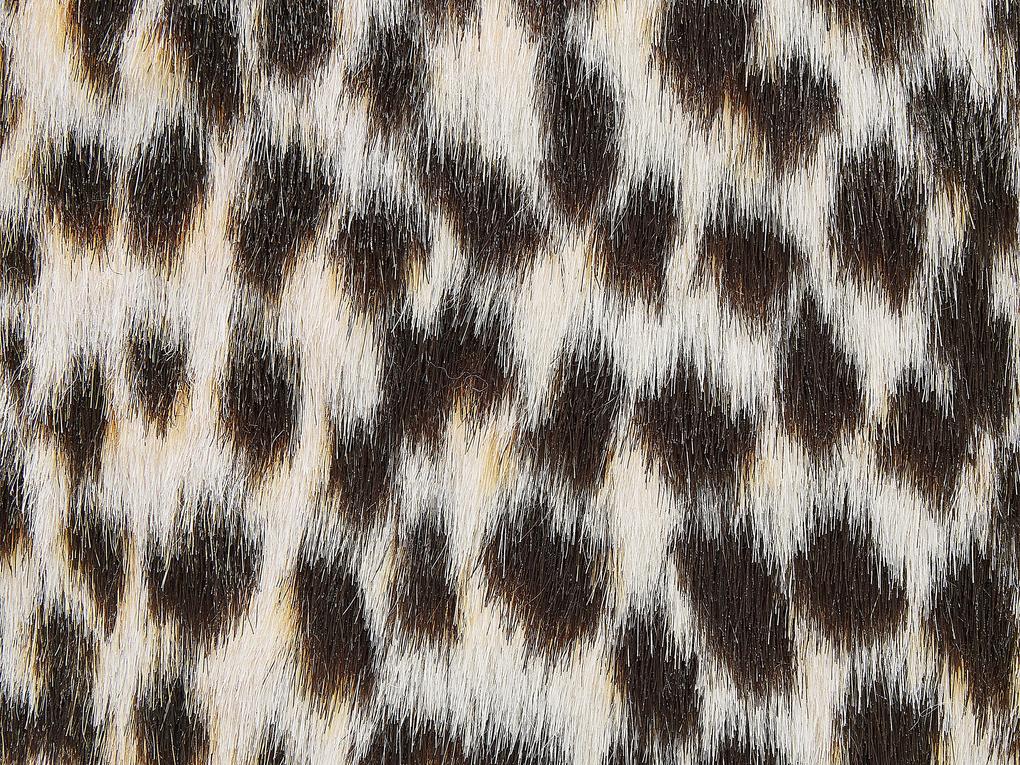 Koberec hnědý gepard NAMBUNG Beliani