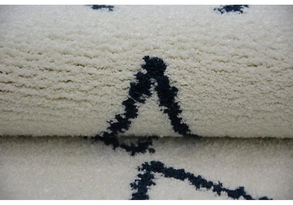 Luxusní kusový koberec Korina smetanověbílý 160x230cm