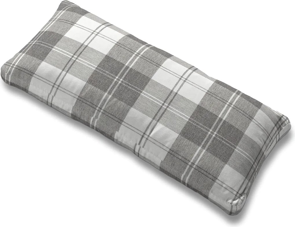 Potah na polštář Karlstad 67x30cm barva šedá látka pletený vzor, vzorované