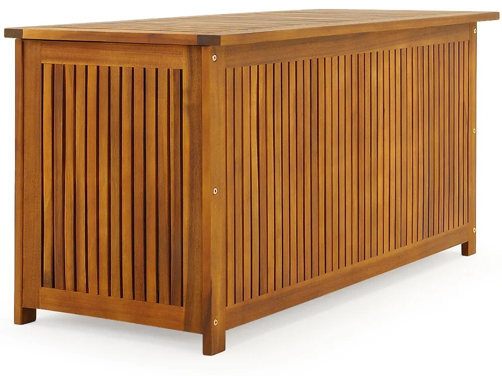 Dřevěný úložný box ACACIA, 117x50x59cm, přírodní hnědá Jurhan