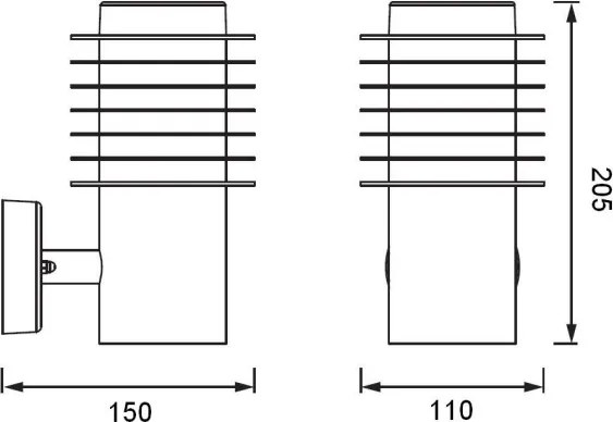 Ledvance - LED Venkovní nástěnné svítidlo se senzorem RONDO LED/9,5W/230V IP44