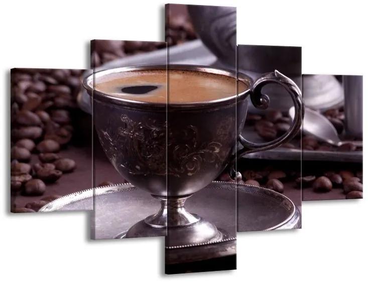 Šálek černé kávy 100x70 cm