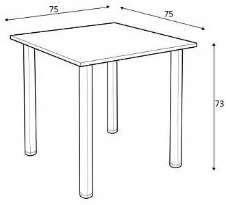 Jídelní stůl MIKLA dub stirling