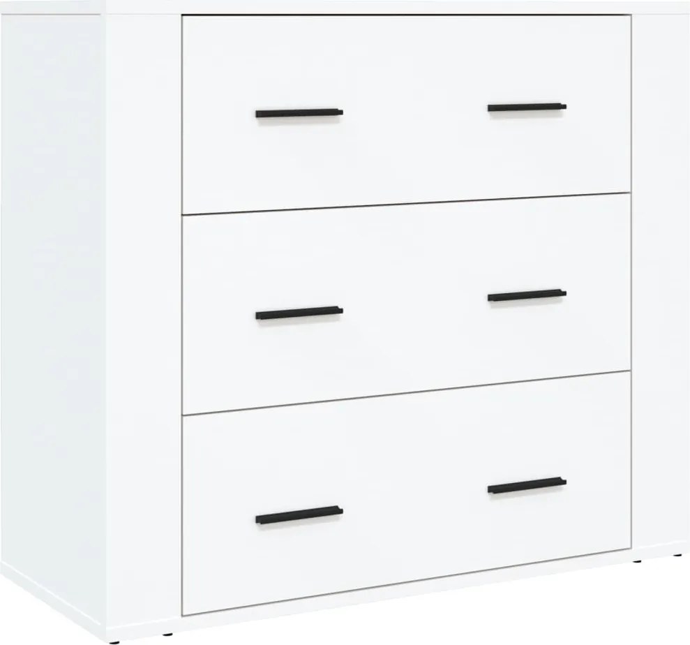 Skříň highboard bílá kompozitní dřevo 3185391