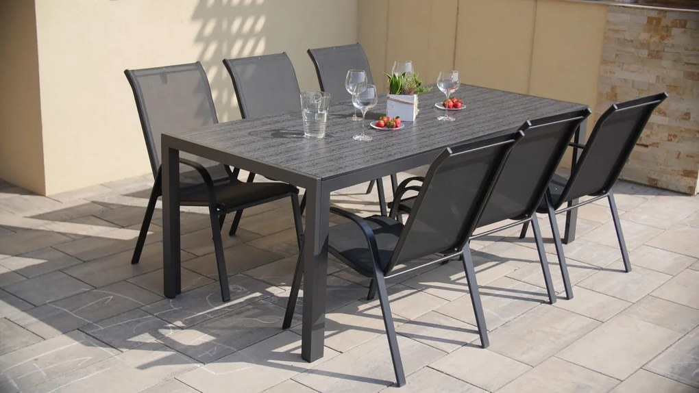 Nábytek Texim Zahradní jídelní set VIKING XL 190cm + 6x židle RAMADA