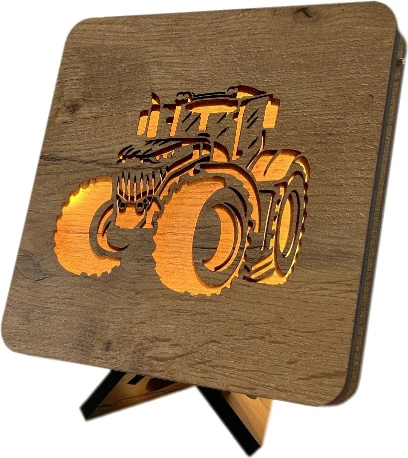 Li-Go "Traktor" lampa 19x19 cm provedení povrchu: černá s patinou