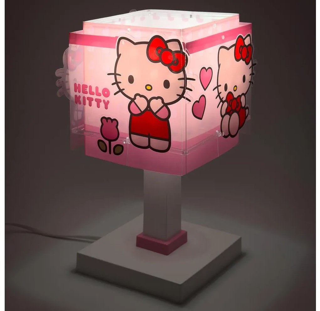 Dalber 73261 - LED Dětská lampička HELLO KITTY 1xG4/4W/230V růžová