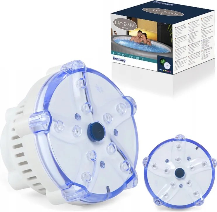 LED osvětlení do bazénu, 6x9cm | Bestway