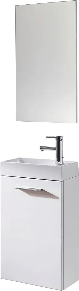 Riva Pocket Koupelnový set, 40 cm, dřevotříska, bílý