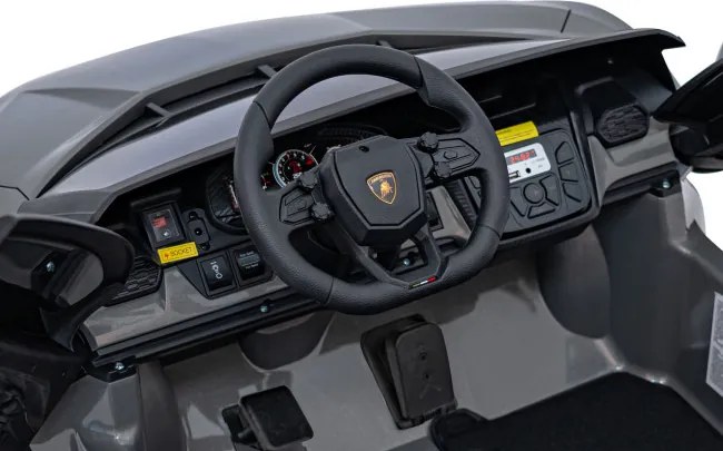 Elektrické autíčko Lamborghini Revuelto XL STRONG šedé