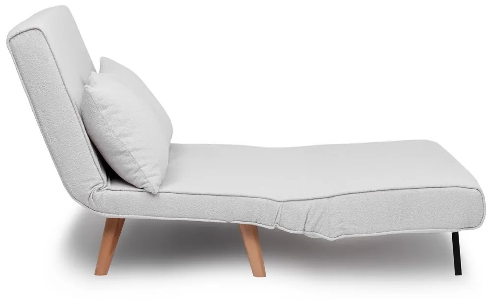 Designová rozkládací pohovka Felicitas II 120 cm krémová