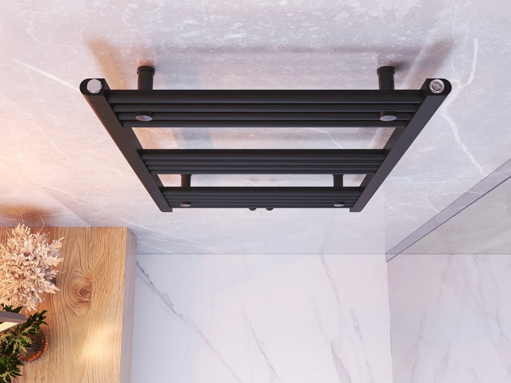 Erga Simple, topné těleso 900x600 mm, 410 W, černá, ERG-LAV-SIMP-9060-BK