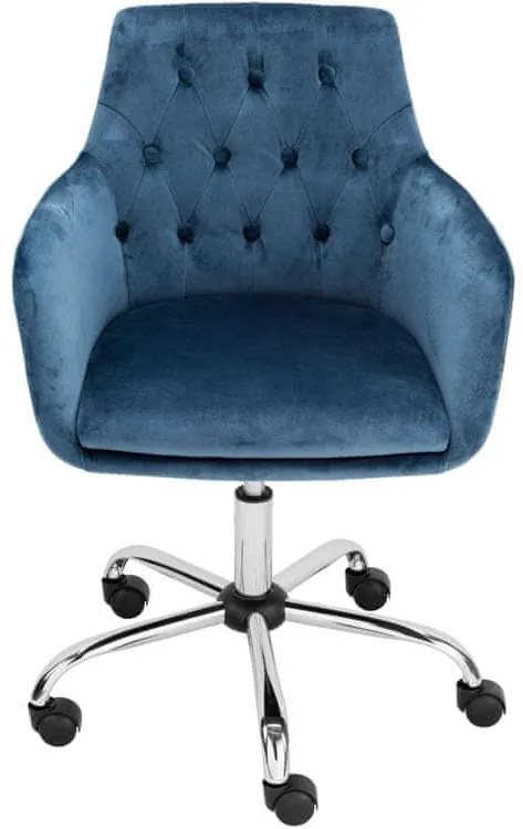 Danish style Kancelářská židle Gurin, modrá