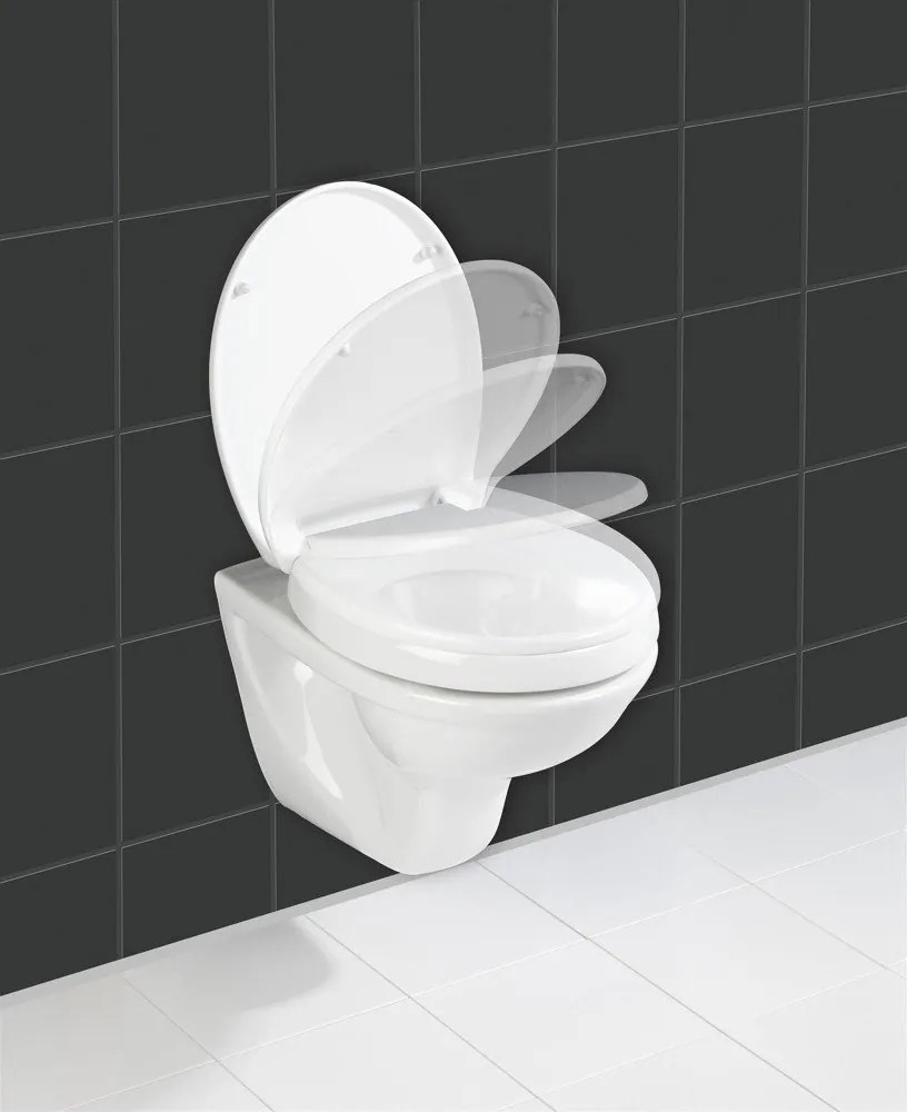 Toaletní sedadlo Secura Comfort WENKO, pohodlné toaletní sedadlo Duroplast Easy-Close