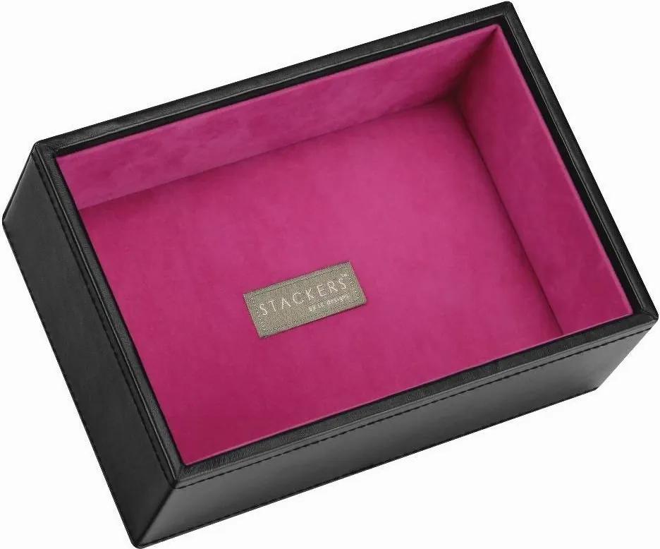 Krabička na šperky Stackers dvojitá mini světle růžová