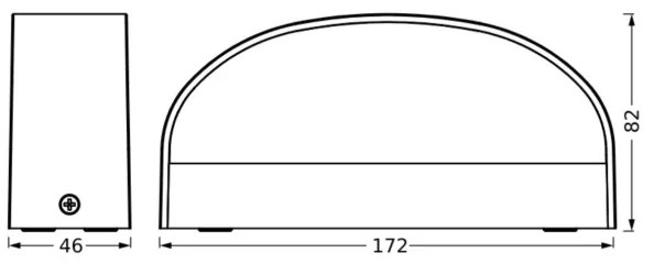 Ledvance - LED Venkovní nástěnné svítidlo ENDURA STYLE ILAY 2xLED/3,8W/230V IP65