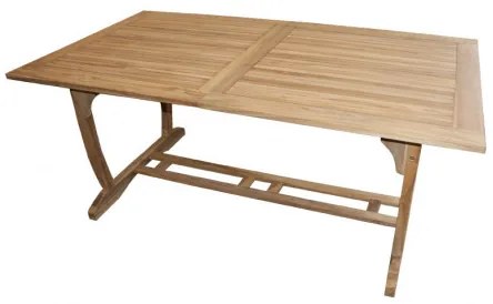 Doppler TECTONA - dřevěný rozkládací teakový stůl 180/240x100 cm