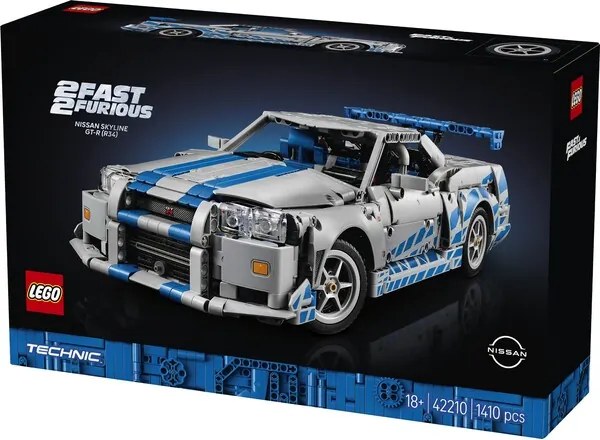 LEGO Technic 42210 2 Fast 2 Furious Auto Nissan Skyline GT-R (R34)