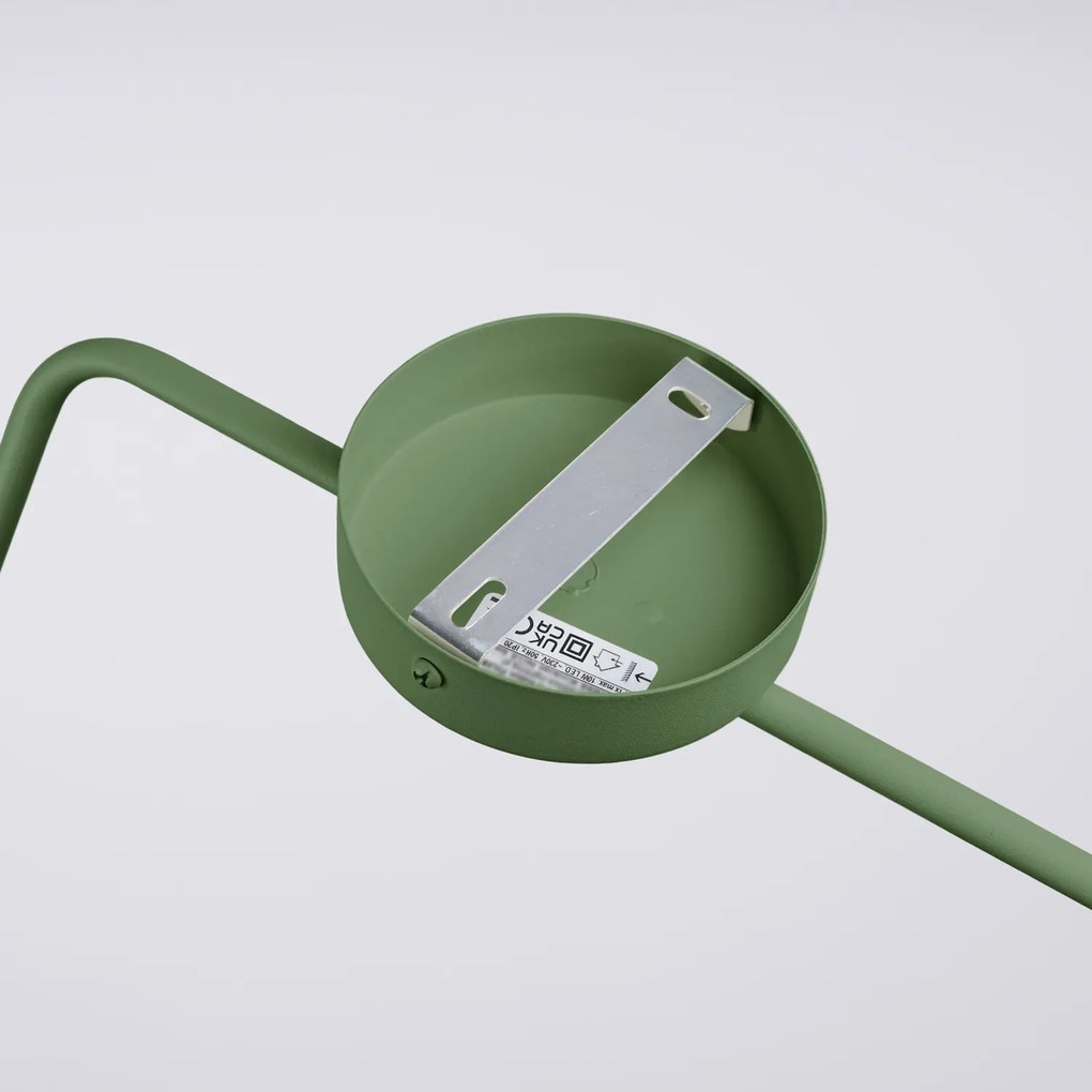 Sollux Lighting Nástěnné svítidlo NOX olivově zelené