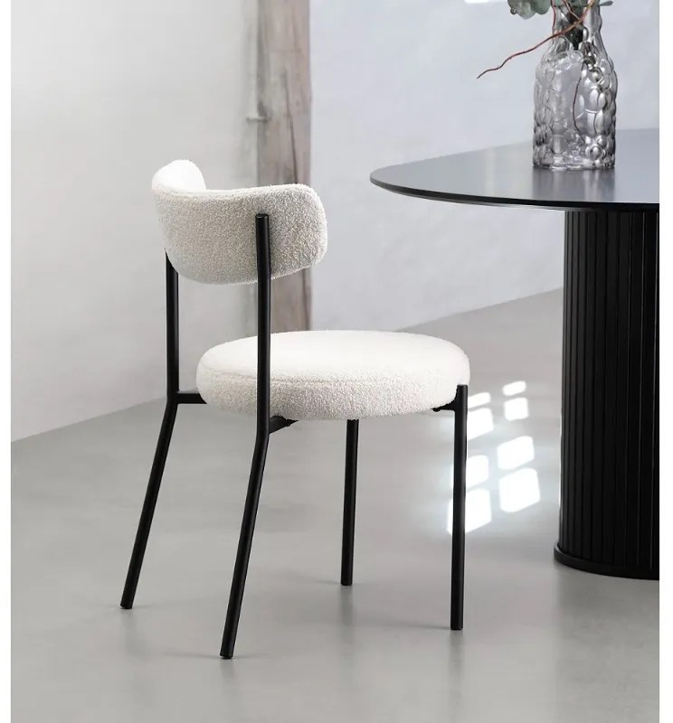 Designová jídelní židle Batyah bílá
