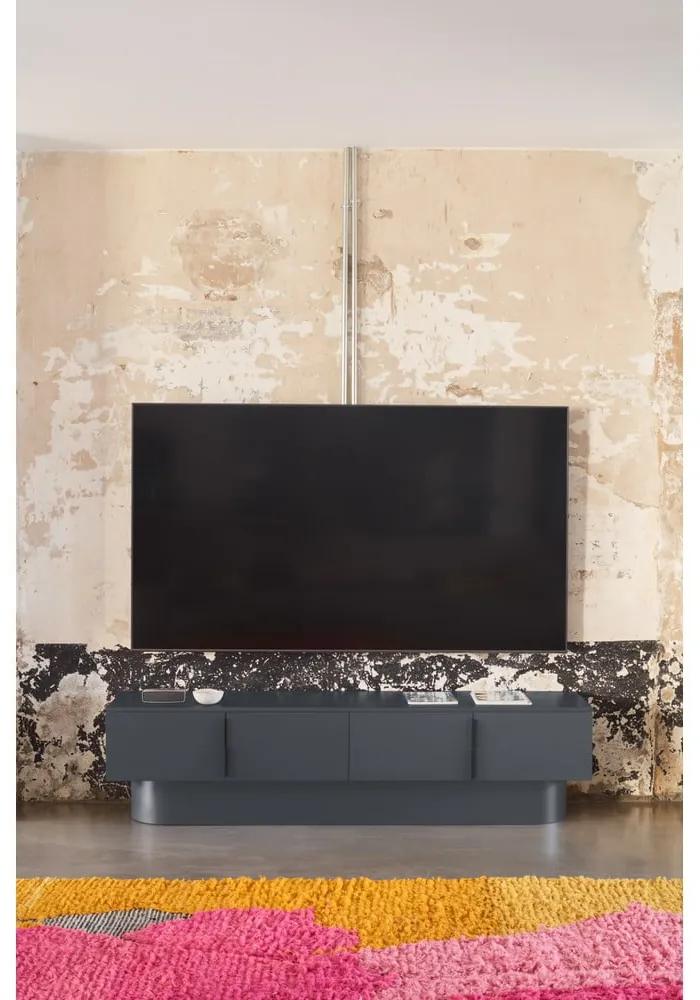 Antracitový TV stolek 200x50 cm Totem – Teulat
