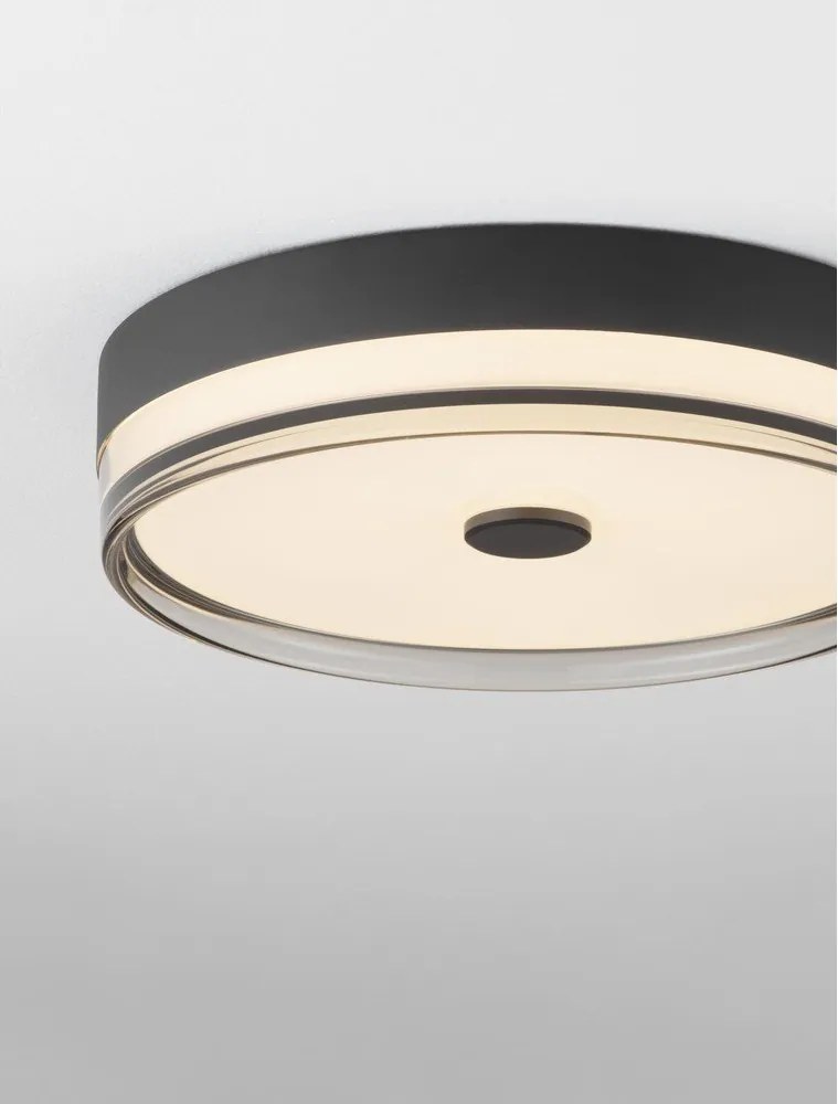 Matně černé ocelové LED stmívatelné stropní svítidlo Helios – Nova Luce