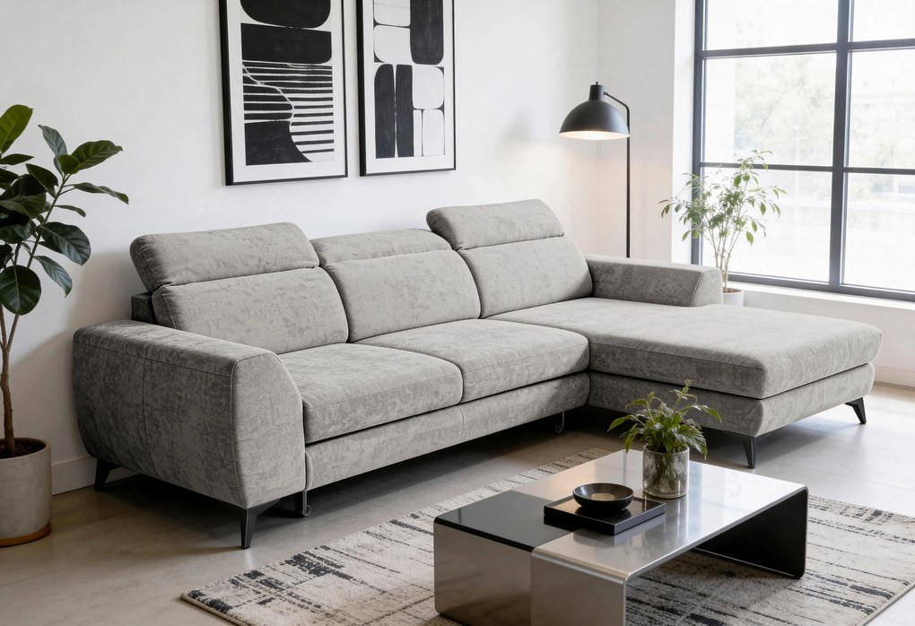 XXXLutz ROHOVÁ SEDAČKA, textil, cappuccino MID.YOU - Sedací soupravy - 000694011004