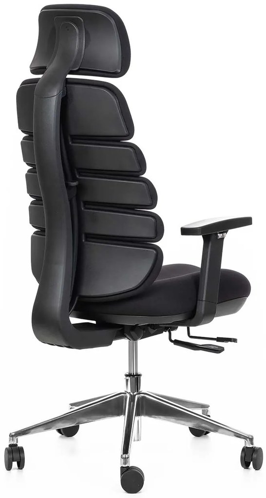 MERCURY Ergonomická kancelářská židle WORKEASE - černá látka