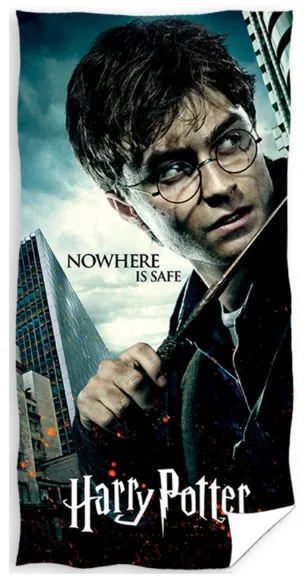 Carbotex Osuška Harry Potter Nebezpečí číhá všude 70x140 cm