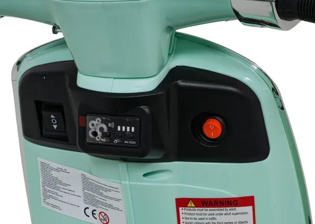 Elektrický skútr Vespa ROMA zelený