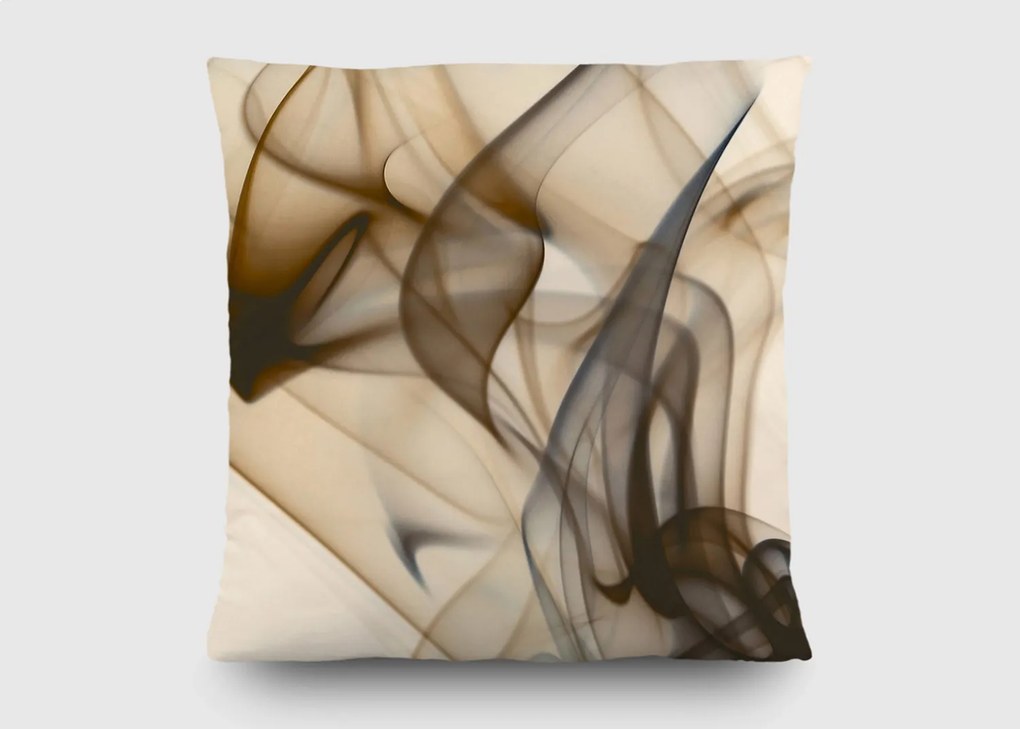 Dekorativní polštářek Hnědý Kouř | 45 x 45 cm | DCN3625