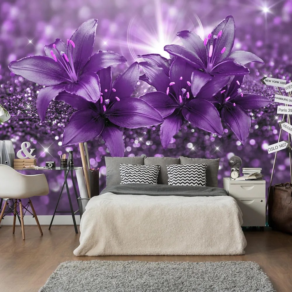 Fototapeta purpurová lilie - Masterpiece of Purple